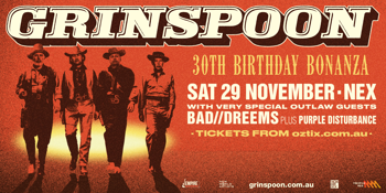 Grinspoon - 30th Birthday Bonanza Tickets at NEX Wests City (Newcastle ...