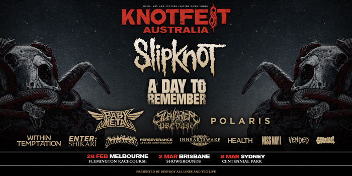 Knotfest 2025 - Brisbane Tickets at RNA Brisbane Showgrounds - Main ...